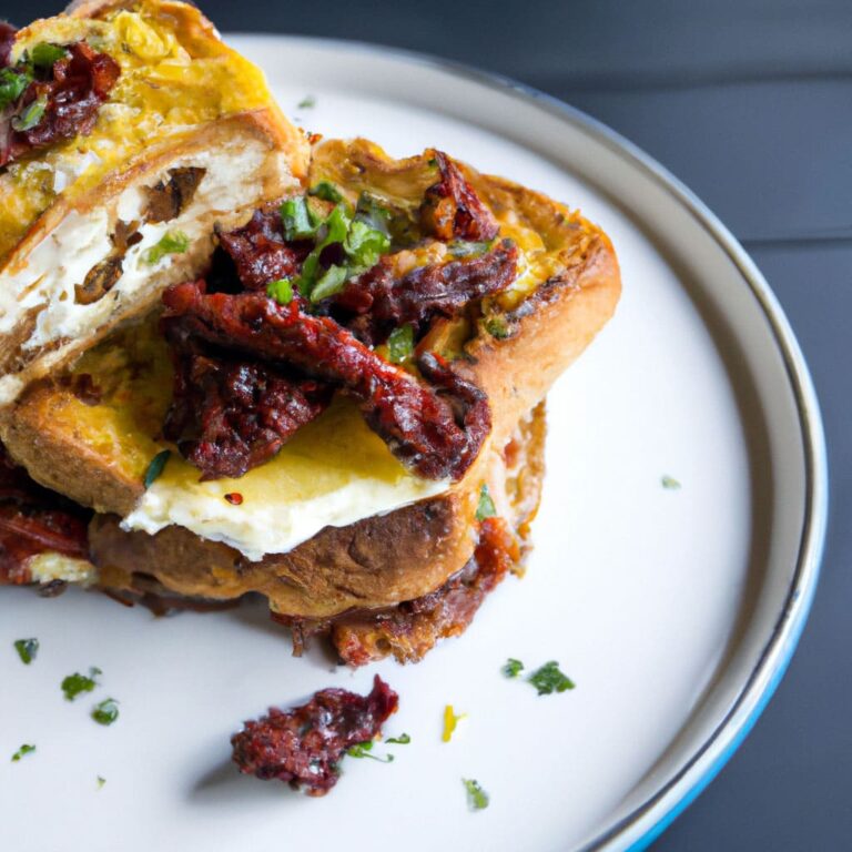 Sun-Dried Tomato and Feta Stuffed French Toast – Tales From the Kitchen