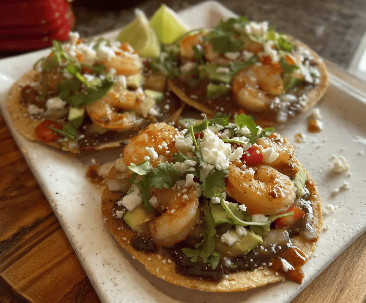 Crispy Shrimp Tostadas: A Flavorful Delight!
